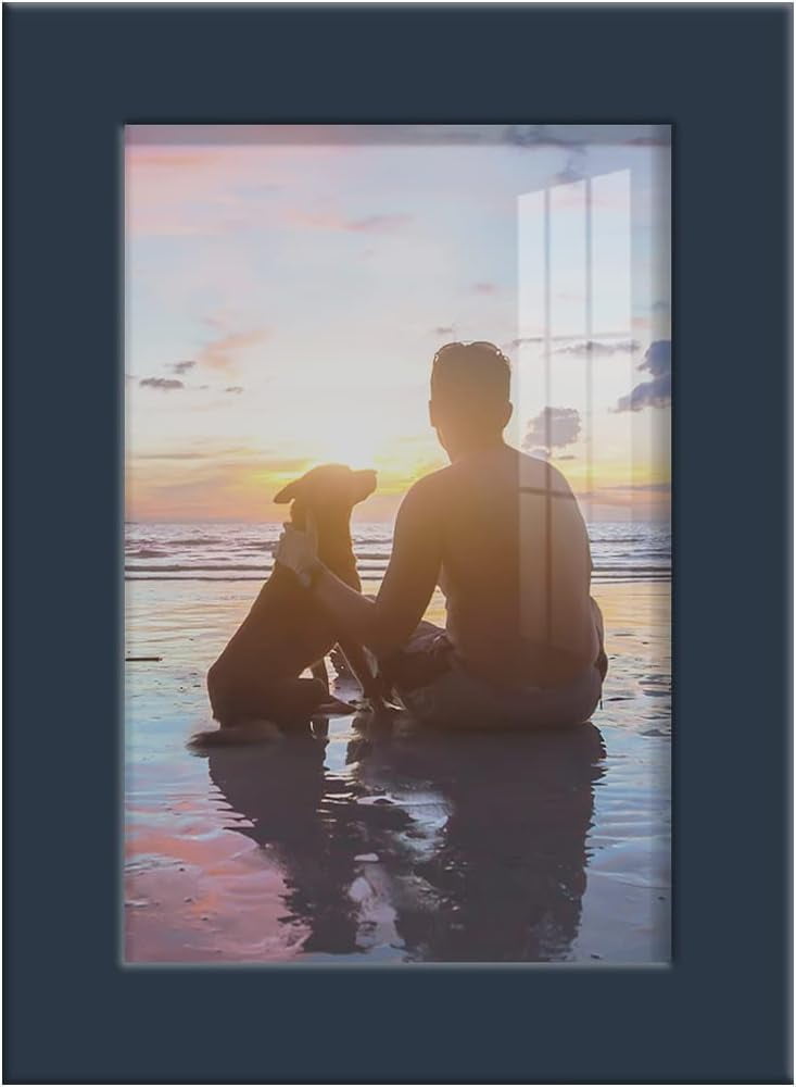 CERPXFF-4x6 inch Picture Frame High-end Modern Style, Made of Solid ...