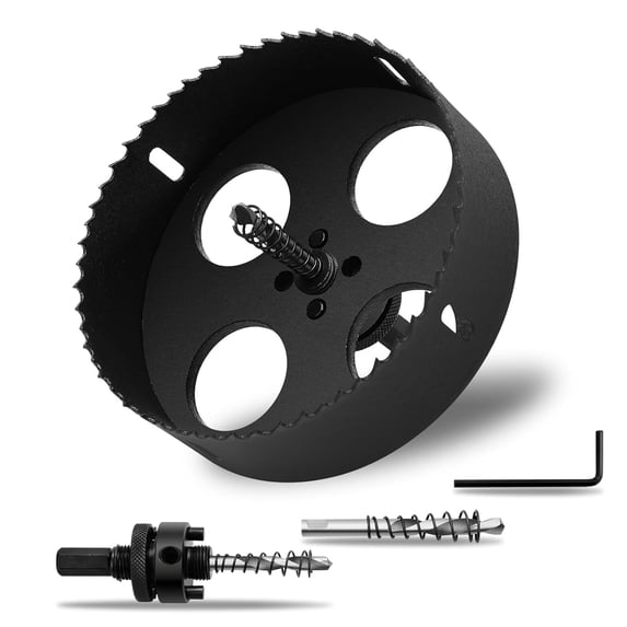 CERPXFF-5-1/2"丨140mm Hole Saws with Heavy Duty Arbor HSS Bi-Metal Hole ...