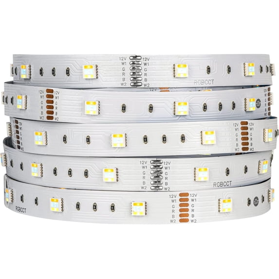 CERPXFF-5 in 1 RGBCCT LED Strip Lights RGBW 5050SMD RGBWW RGB+Dimmable ...