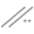 CERPXFF-5/16"-18 Fully All Threaded Rod, 2 Pcs 304 Stainless Steel Long ...