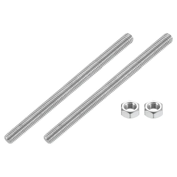 CERPXFF-5/16"-18 Fully All Threaded Rod, 2 Pcs 304 Stainless Steel Long ...