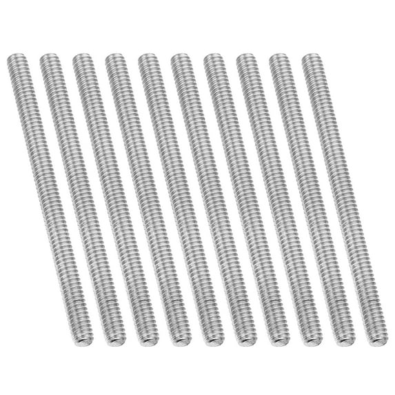 CERPXFF-5/16"-18 UNC 304 Stainless Steel Fully Threaded Rod, 10Pcs 3.5 ...