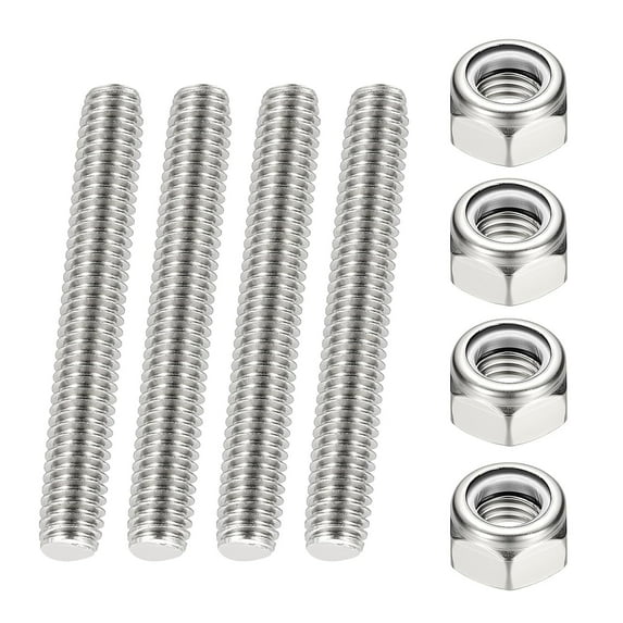 CERPXFF-5/16"-18 UNC Fully Threaded Rod, 1.97" Length 304 Stainless ...