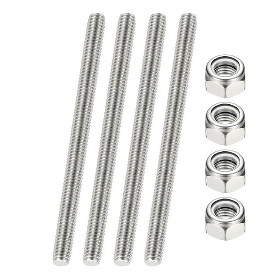 CERPXFF-5/16"-18 UNC Fully Threaded Rod, 3.94" Length 304 Stainless ...