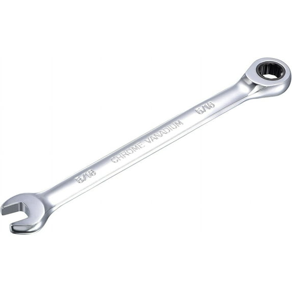 CERPXFF-5/16 Inch Ratcheting Combination Wrench SAE 72 Teeth 12 Point ...