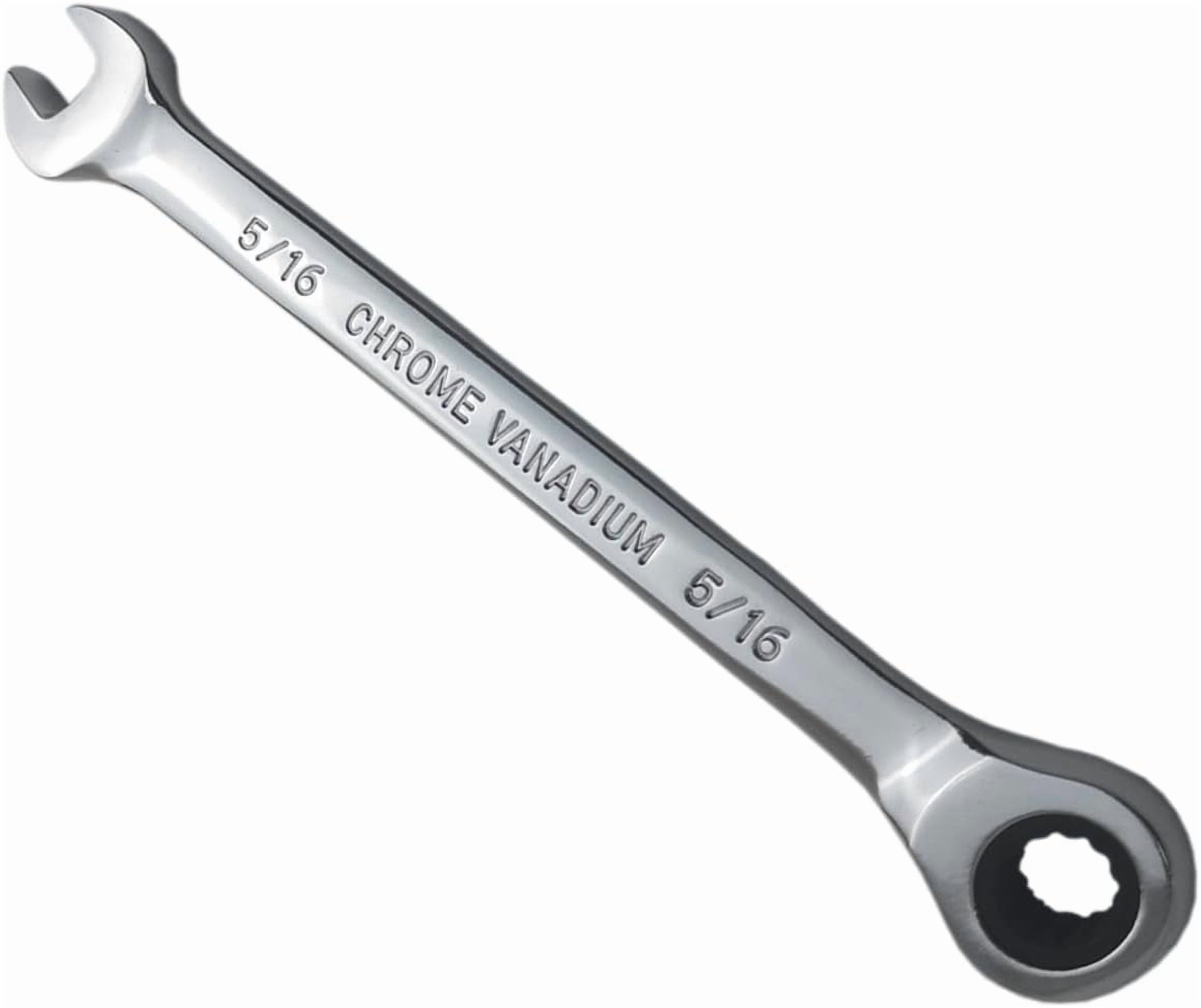 CERPXFF-5/16 Inch Ratcheting Combination Wrench,SAE 72 Teeth,12 Point ...