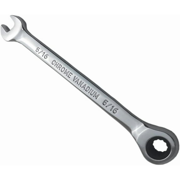 CERPXFF-5/16 Inch Ratcheting Combination Wrench,SAE 72 Teeth,12 Point ...