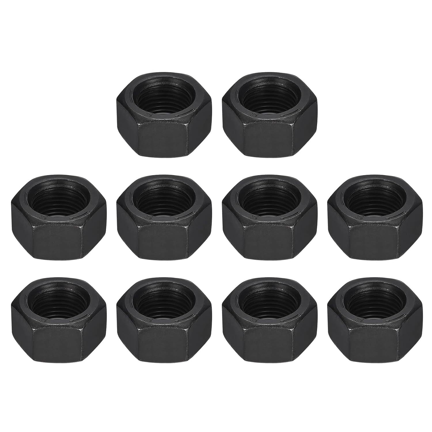CERPXFF-5/8-18 UNF Hex Nuts, Carbon Steel Grade 8.8 Black Oxide Hexagon ...