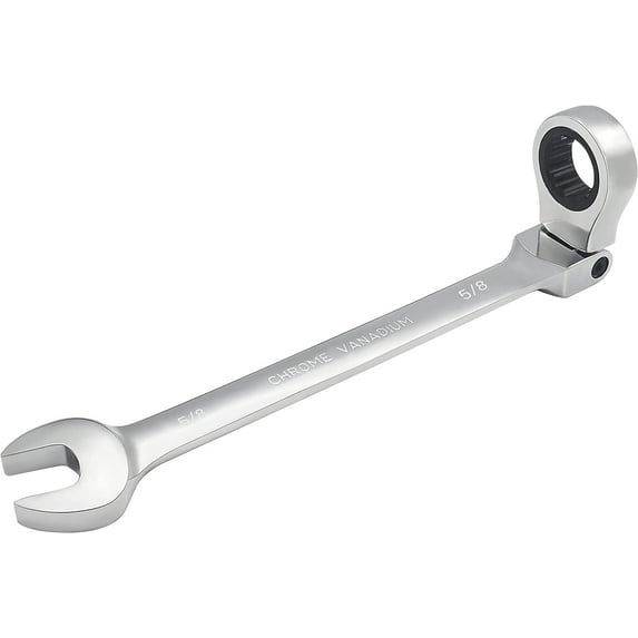 CERPXFF-5/8 Inch Flex-Head Ratcheting Combination Wrench SAE 72 Teeth ...