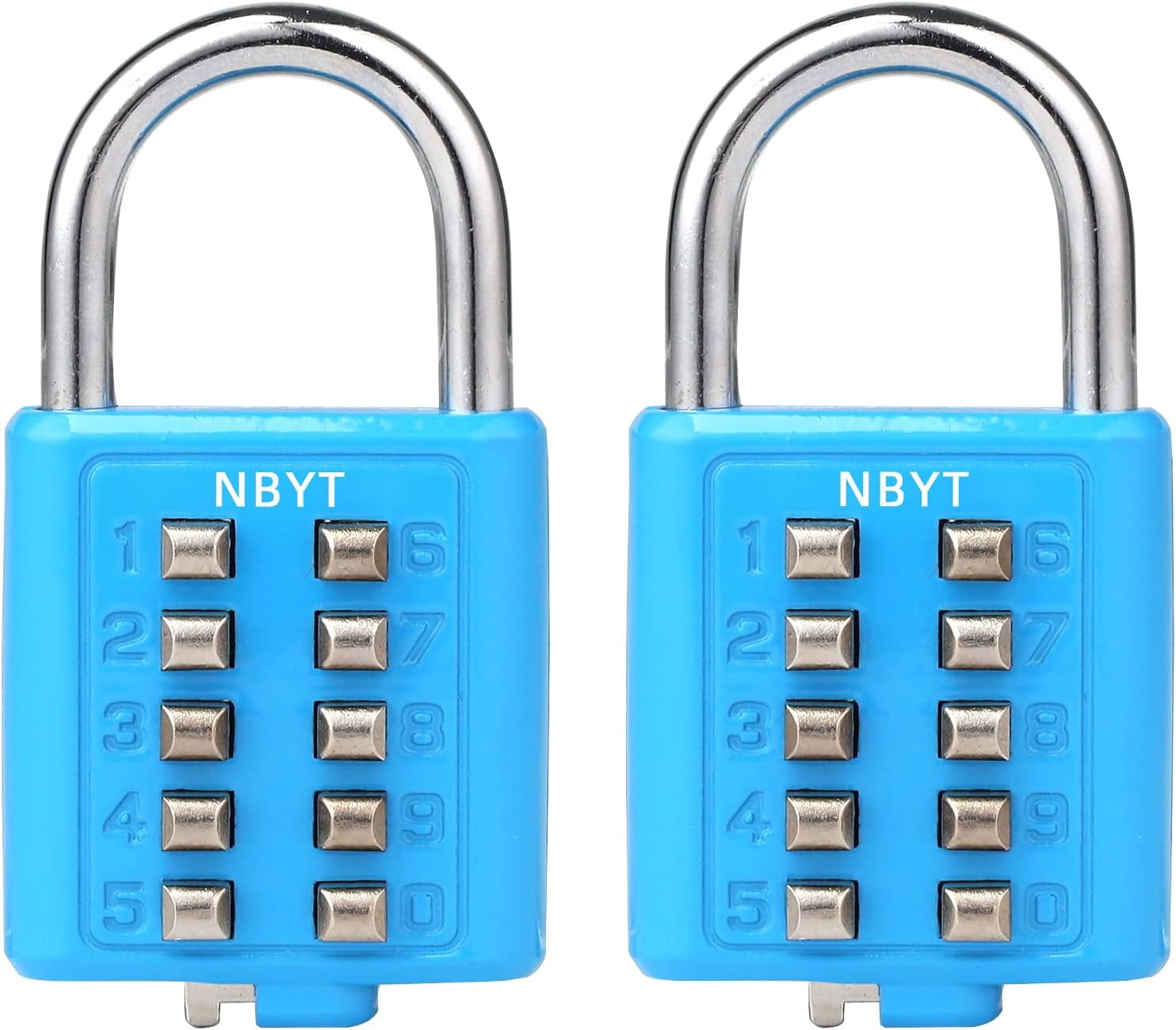 CERPXFF-5 Digit Padlock Digital Combination Lock, Button Safety Digital ...