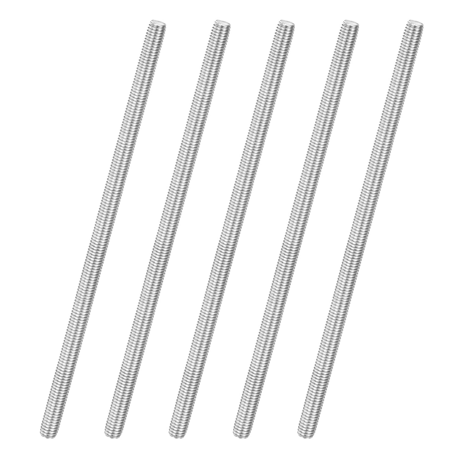 CERPXFF-5-Pack Fully Threaded Rod, M8x200mm 304 Stainless Steel Right ...
