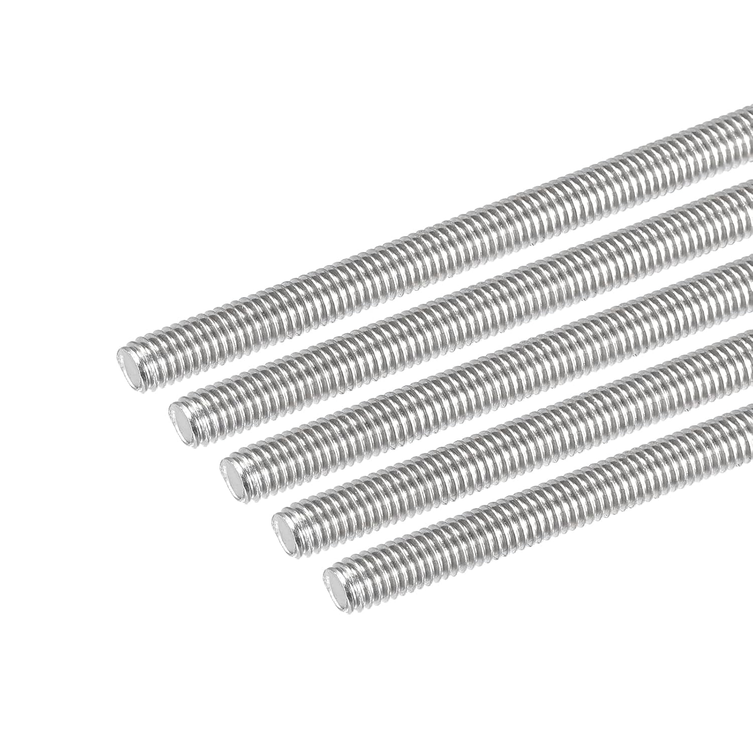 CERPXFF-5 Pack M6 x 170mm Fully Threaded Rod 304 Stainless Steel Right ...