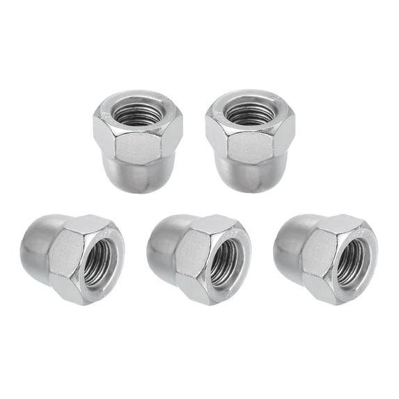 CERPXFF-5 Pcs M12x1.75mm Acorn Cap Nuts, 316 Stainless Steel Metric Hex ...