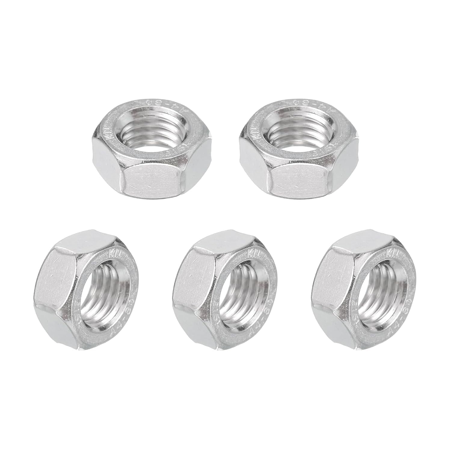 CERPXFF-5 Pcs M14x2mm Hex Nuts, 316 Stainless Steel Metric Coarse ...