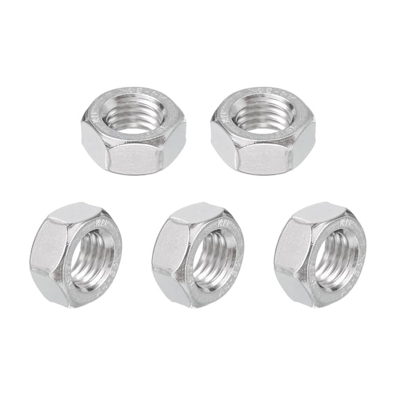 CERPXFF-5 Pcs M14x2mm Hex Nuts, 316 Stainless Steel Metric Coarse ...