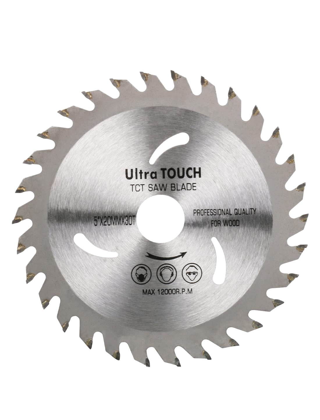 CERPXFF-5 inch 30 Tooth Wood Cutting Disc Carbide Tipped Circular Saw ...