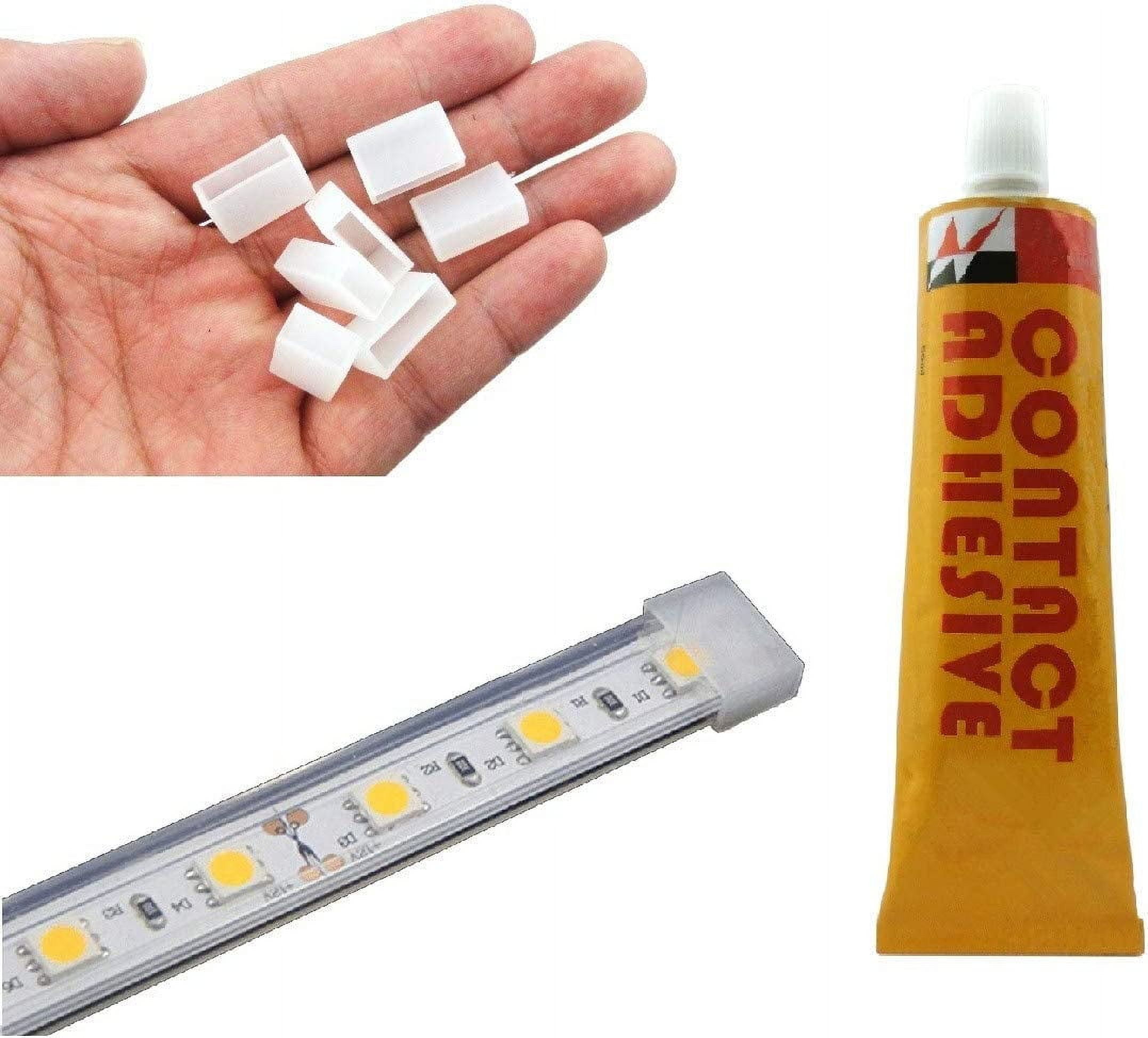 CERPXFF-50 Pack End Cap Cover with Sealant for 10mm Wide Waterproof ...