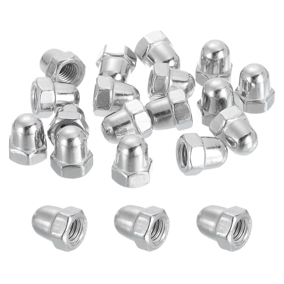 CERPXFF-50 Pcs M5x0.8mm Acorn Cap Nuts, 316 Stainless Steel Metric Hex ...