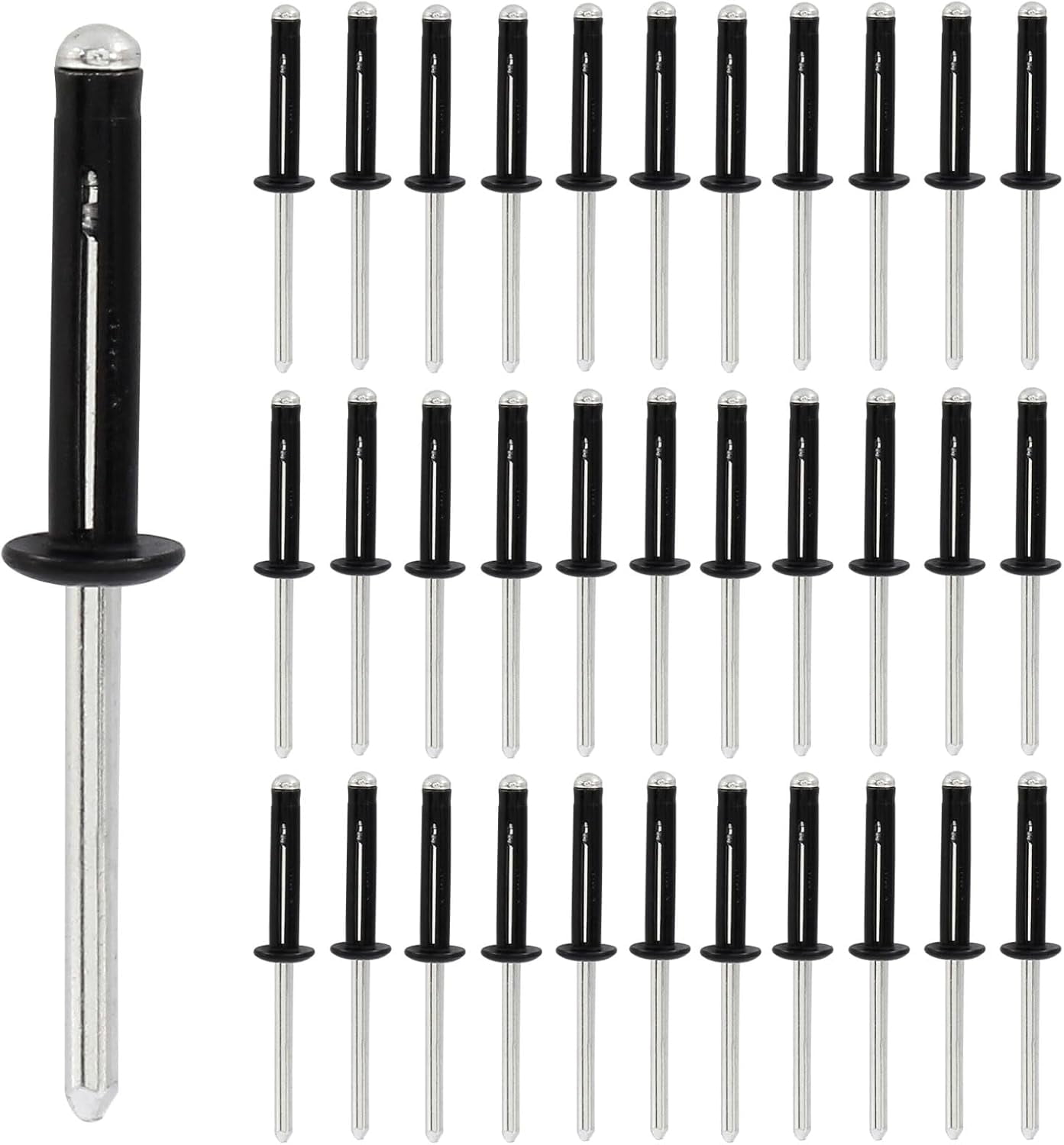 CERPXFF-50PCS 3/16" x 1" Tri Grip Rivets Aluminum Trifold Exploding Pop ...