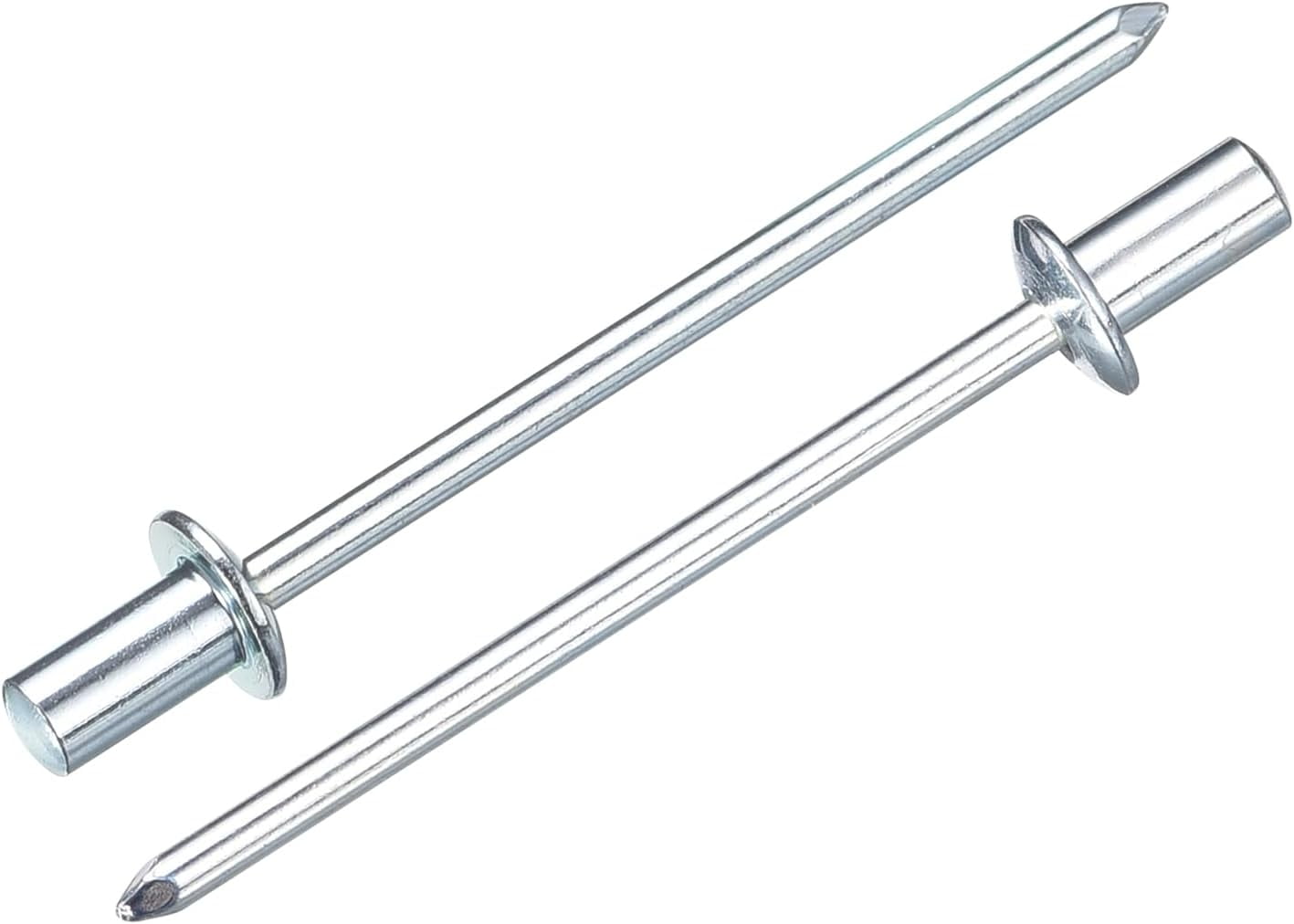 CERPXFF-50Pcs 1/8"x1/4" Round Head Closed End Blind Rivets, Zinc-Plated ...