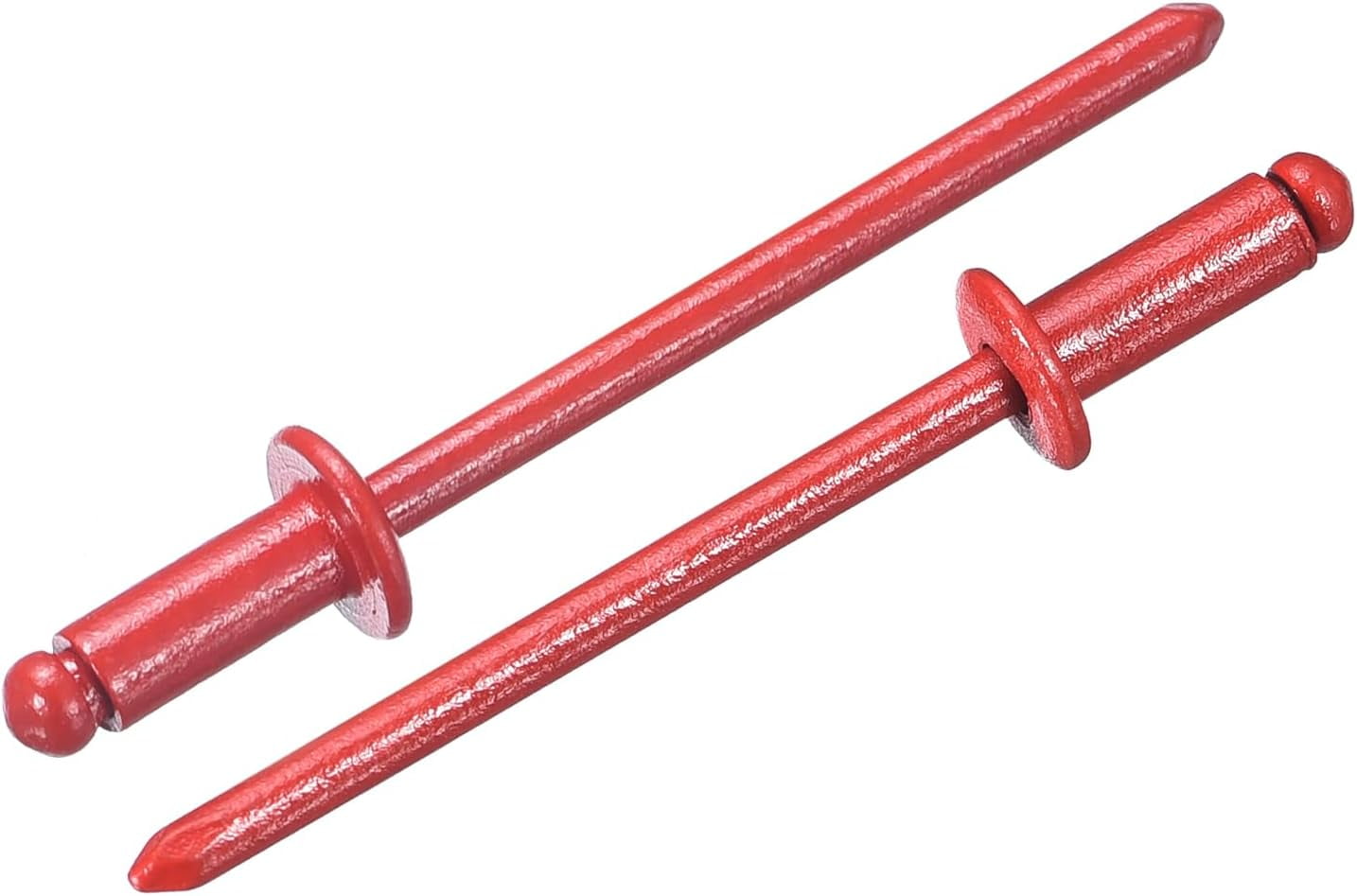 CERPXFF-50Pcs 1/8"x5/16" Round Head Blind Rivets, Zinc-Plated Carbon ...