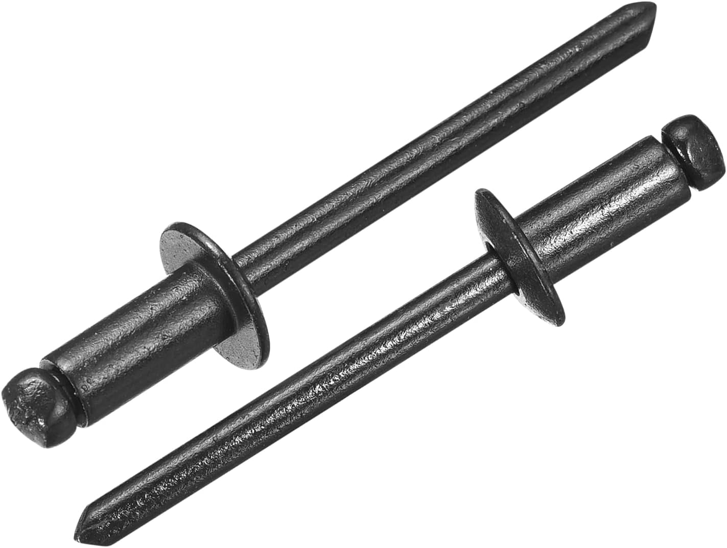 CERPXFF-50Pcs 3/16"x3/8" Aluminum Dome-Head Blind Rivets, Open-End Type ...