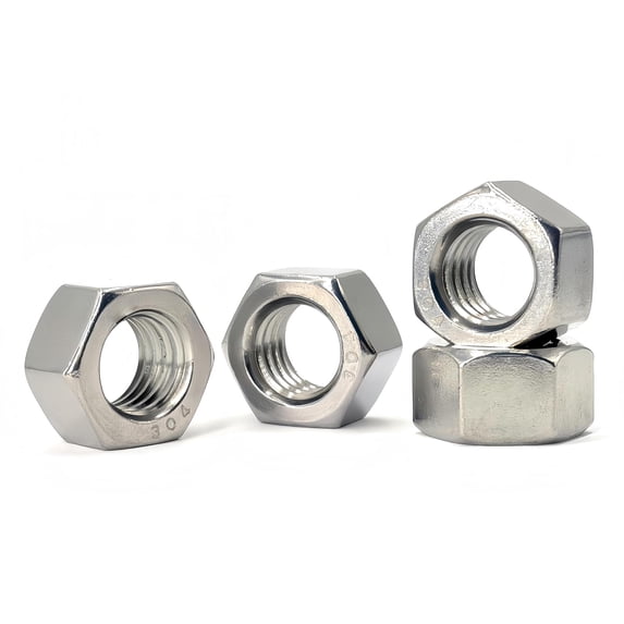 CERPXFF-50Pcs 3/8"-16 304 Stainless Steel Hex Nut,304 (A2-70) Stainless ...