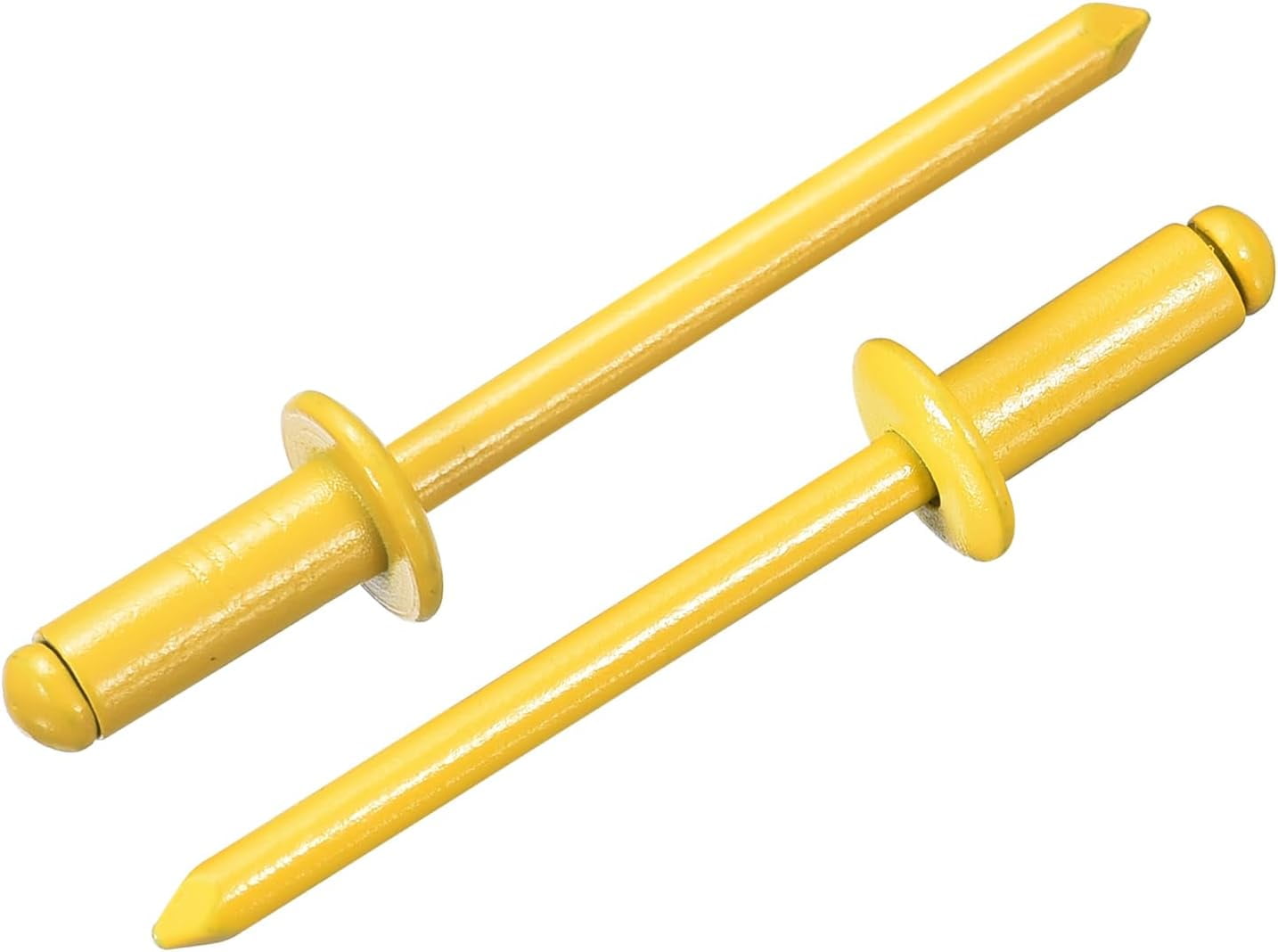 CERPXFF-50Pcs 5/32"x3/8" Round Head Blind Rivets, Zinc-Plated Carbon ...