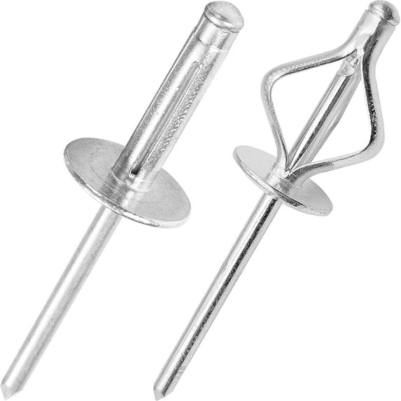 CERPXFF-50Pcs Tri-Fold Aluminum Blind Rivets,Tri Grip Exploding ...