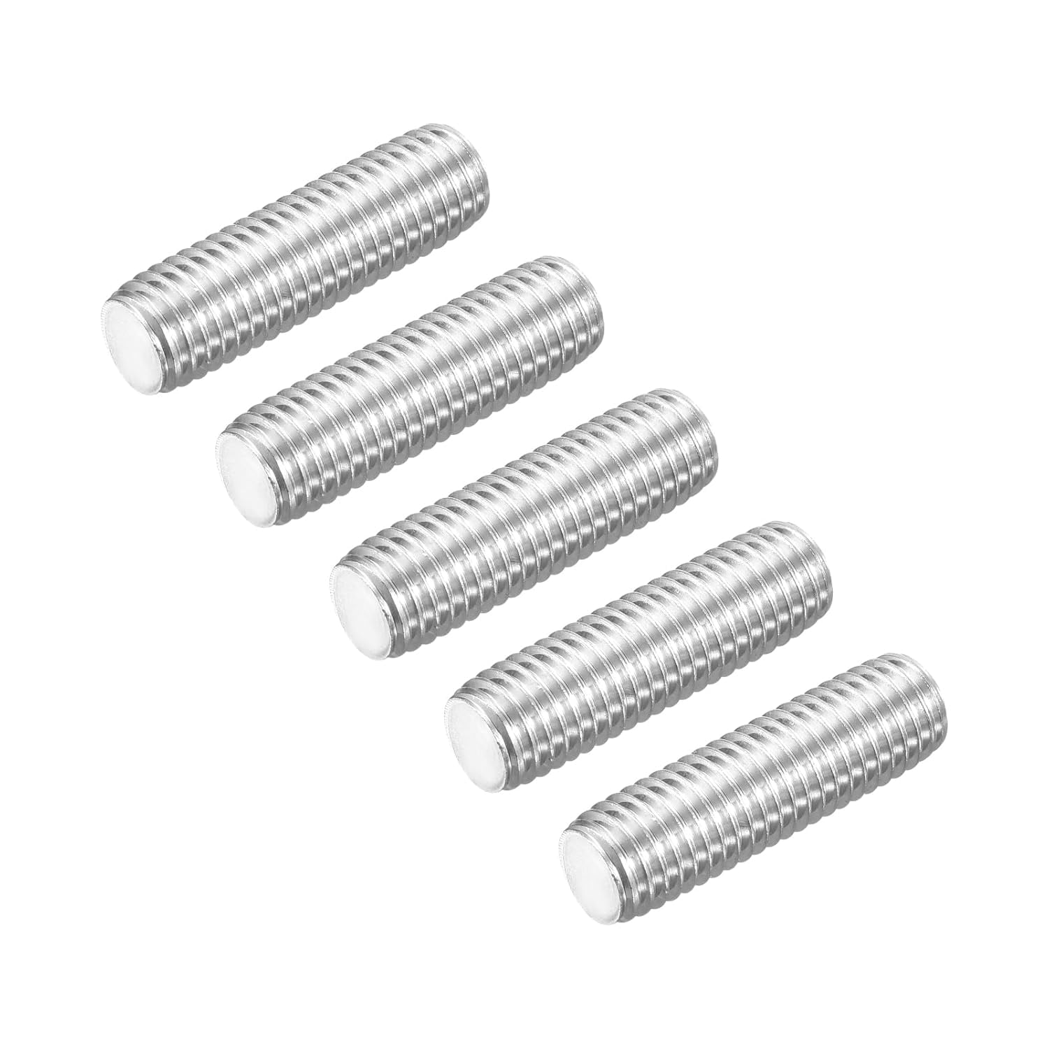 CERPXFF-5Pcs M12-1.75x40mm Fully Threaded Rods, Threaded Rods Bar Studs ...