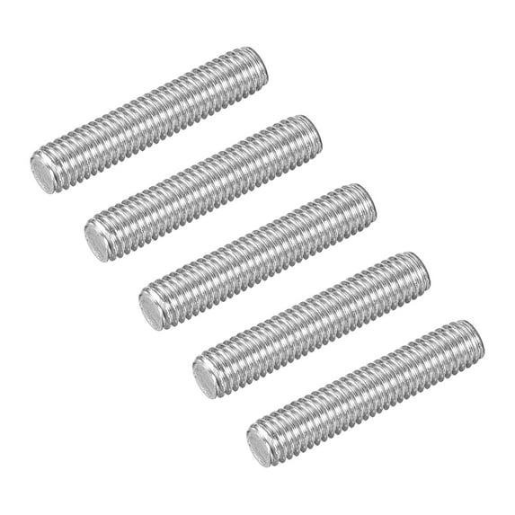 CERPXFF-5Pcs M5-0.8x25mm Fully Threaded Rods, Threaded Rods Bar Studs ...