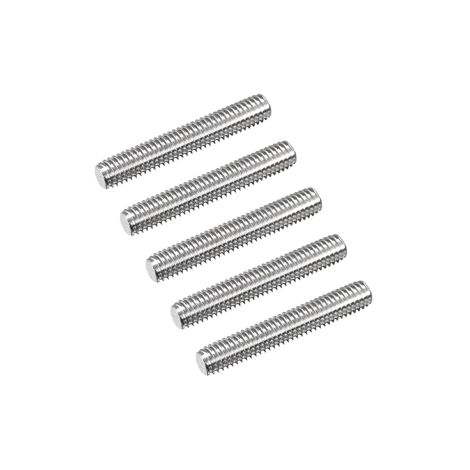 CERPXFF-5Pcs M8-1.25 x 45mm Length Fully Threaded Rod, 304 Stainless ...