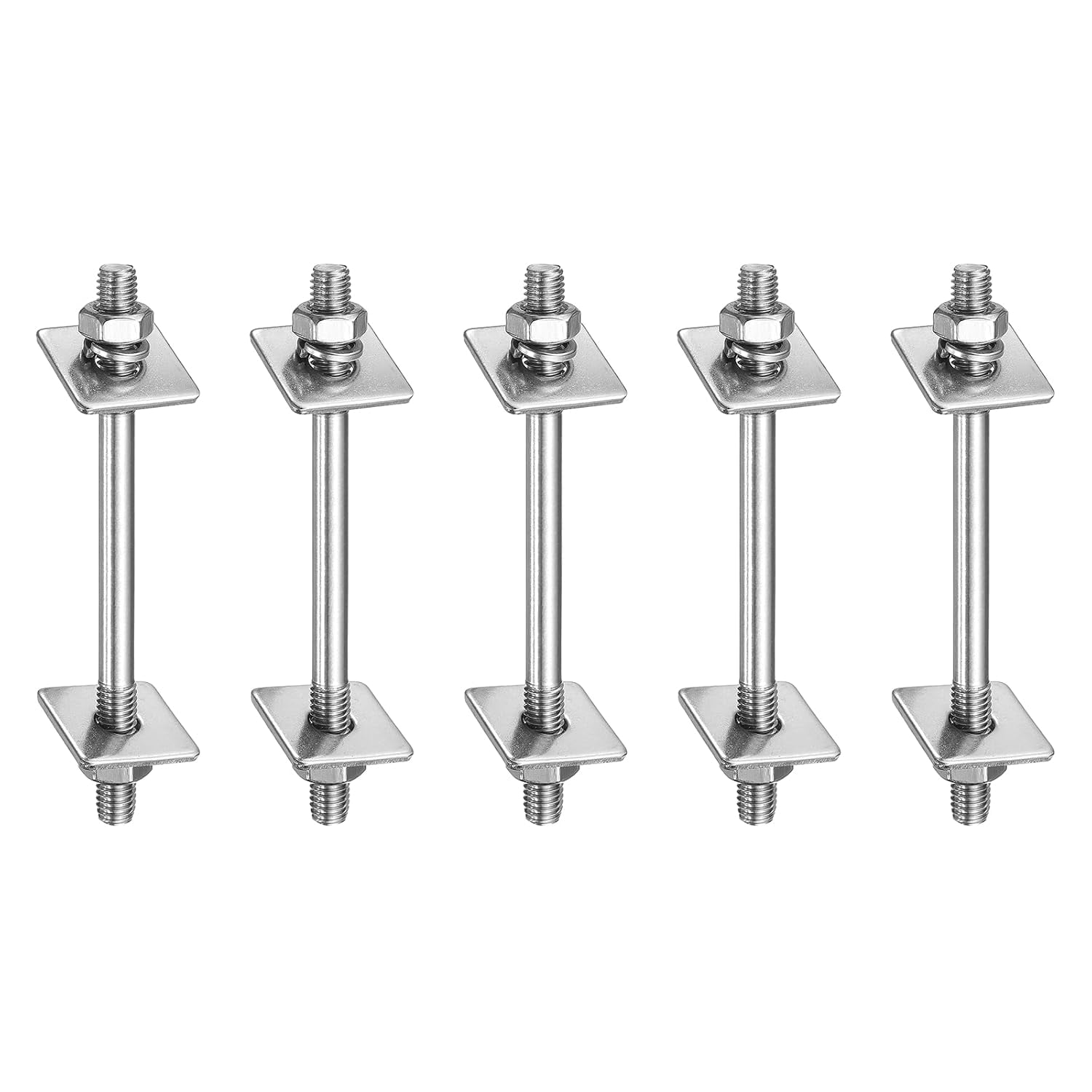 CERPXFF-5Pcs M8x110mm 304 Stainless Steel Double End Threaded Stud ...