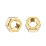 CERPXFF-5pcs Hex Nuts - [5/8"-11] Brass Hardware Nuts, Yellow - Walmart.com
