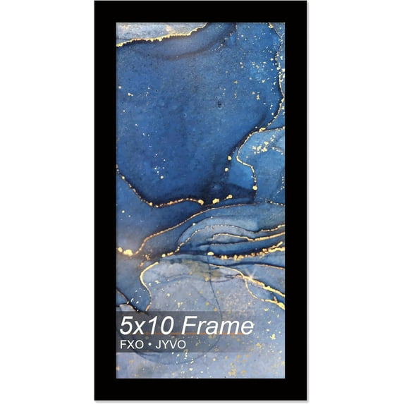 CERPXFF-5x10 Picture Frame, Black Frame for 5 x 10 Inch Picture Poster ...