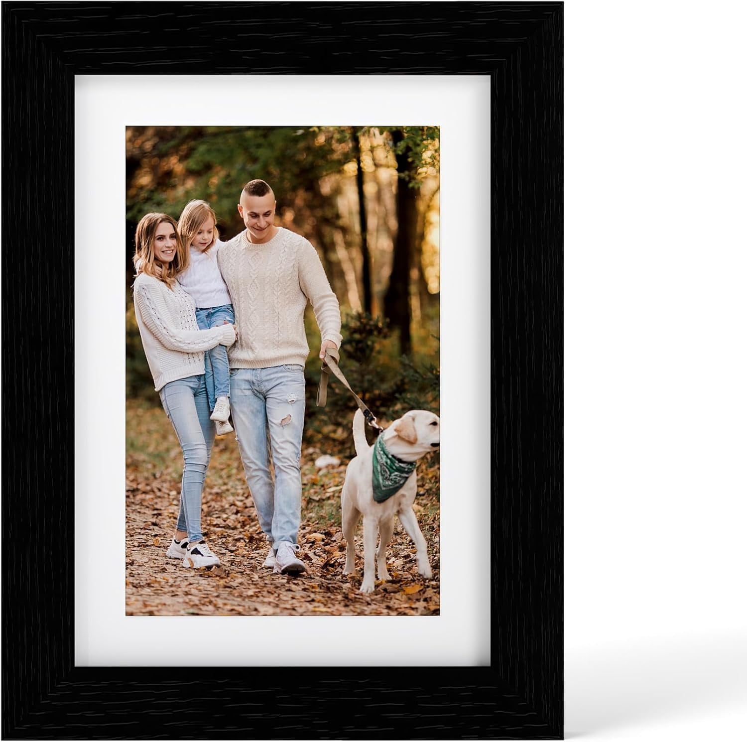 CERPXFF-5x7 Picture Frame - 5 x 7 Photo Frame Made of Solid Oak Wood ...