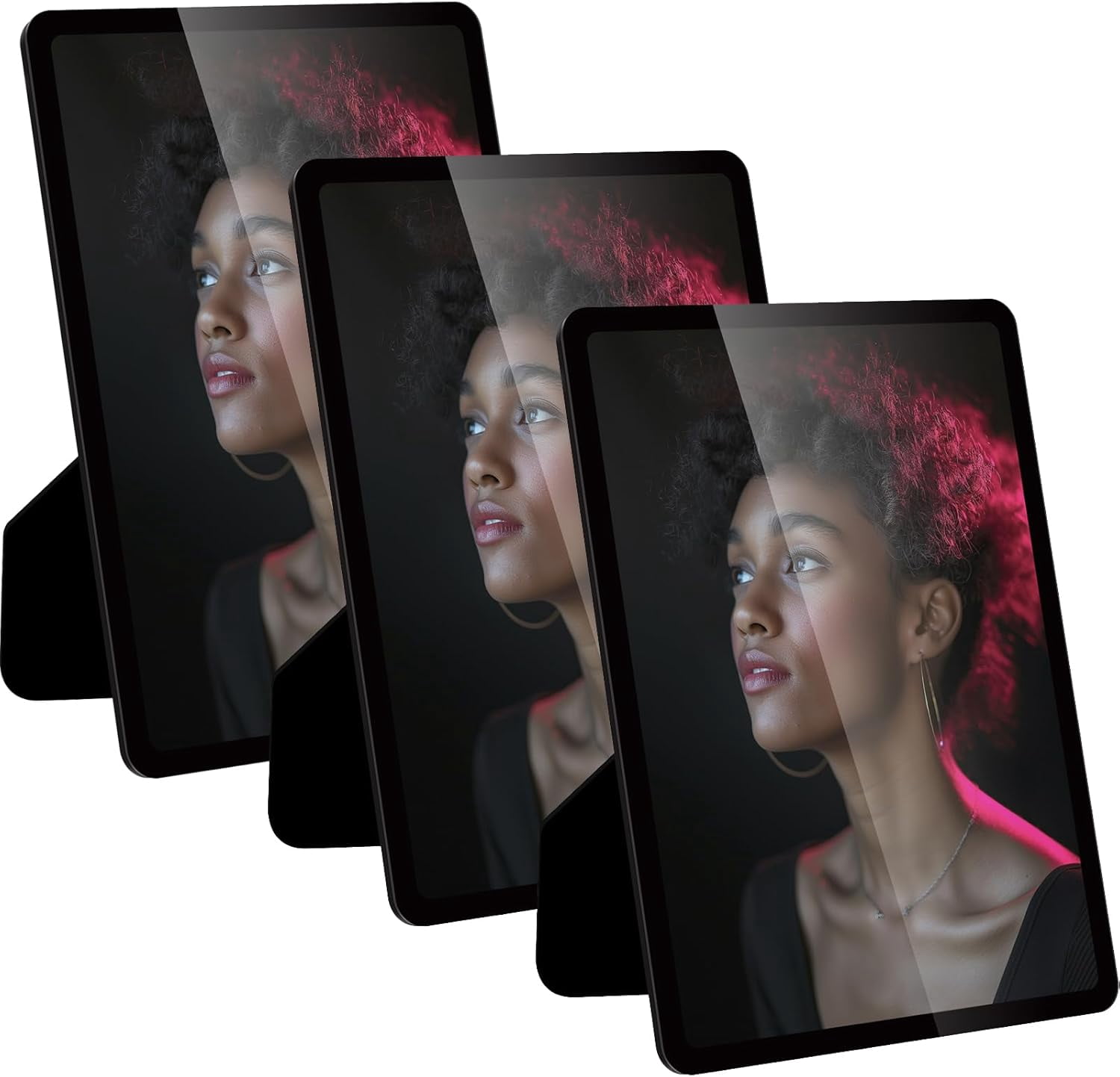 CERPXFF-5x7 Picture Frames Black Set of 3 Pack - 5 by 7 Black Frame ...