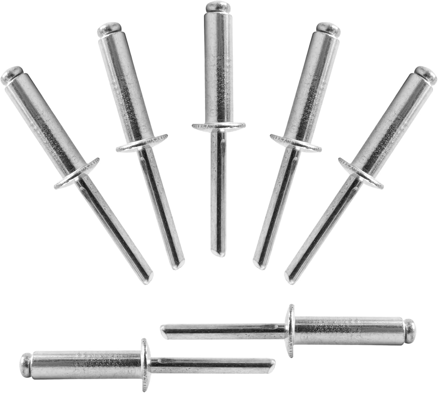 CERPXFF-60 Pcs 1/4" x 1" Aluminum Blind Rivets,6.4 x 25mm Pop Rivets ...