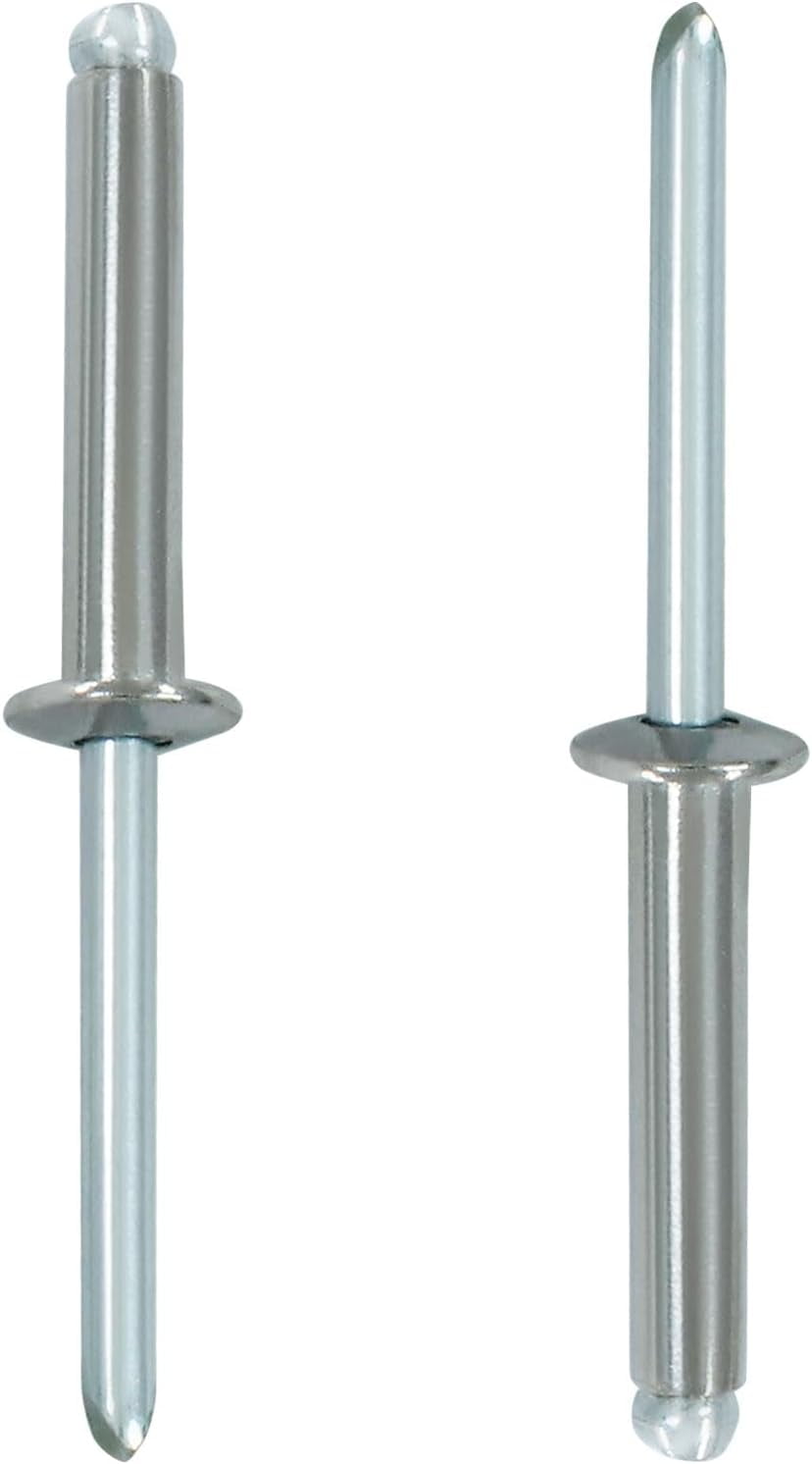 CERPXFF-60Pcs Stainless Steel Blind Rivets, 3/16" x 1" Tri-Fold ...