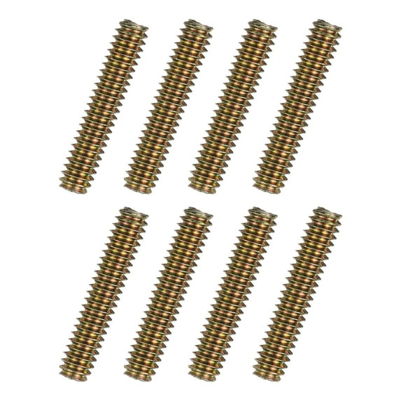 CERPXFF-60pcs Fully Threaded Rods 1/4 x 1-1/4 Inch All Thread Studs ...