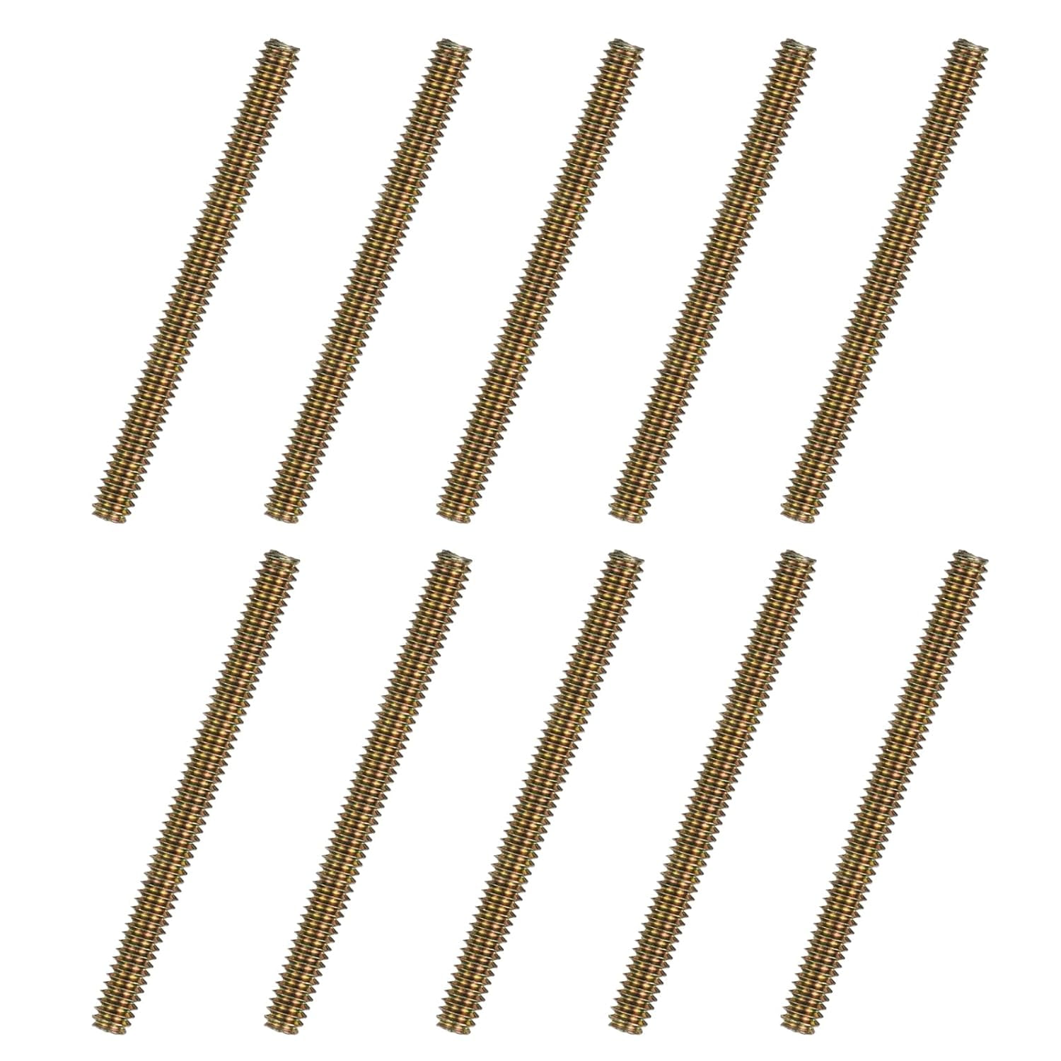 CERPXFF-60pcs Fully Threaded Rods 1/4 x 3 Inch All Thread Studs Long ...