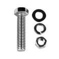 CERPXFF-6Sets 3/8-16 x 1-1/4" Hex Head Bolts Screws with Hex Nuts and ...