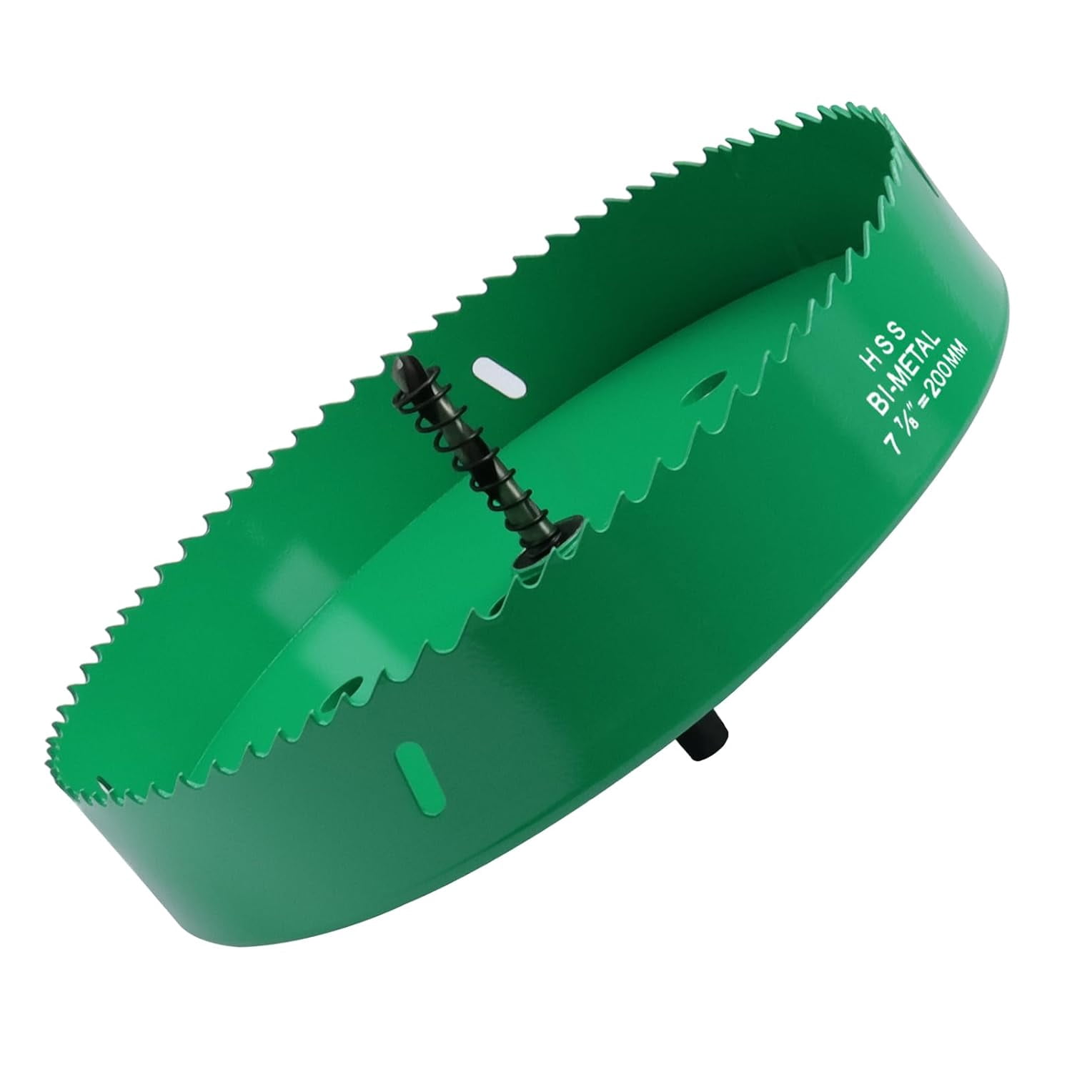 CERPXFF-7.87 Inch / 200mm Hole Saw Green with Arbor and Pilot Drill Bit ...