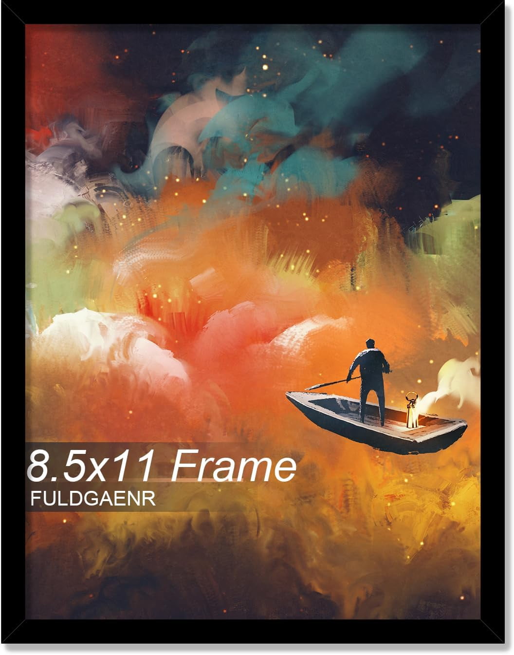 CERPXFF-8.5x11 Picture Frame, Black Frames for 8.5 x 11 Inch Photo ...