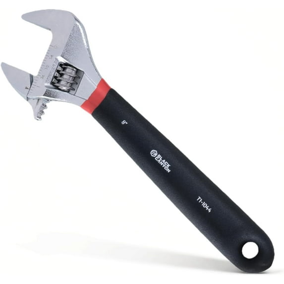 CERPXFF-8" Adjustable Wrench, 1-3/16" Jaw Capacity, Superior Cr-V Steel ...