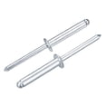 CERPXFF-80Pcs 3/16"x1" Aluminum Blind Rivets, Aluminum Grip and Steel ...