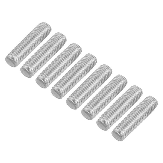 CERPXFF-8Pcs Fully Threaded Rod, M5 x 20mm 304 Stainless Steel Right ...