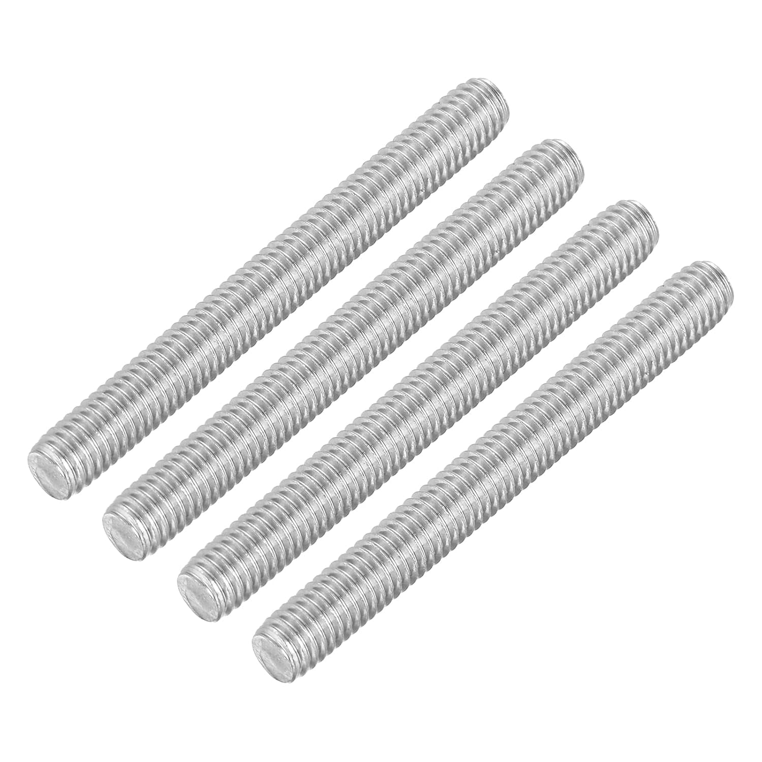 CERPXFF-8Pcs Fully Threaded Rod, M6 x 55mm 304 Stainless Steel Right ...