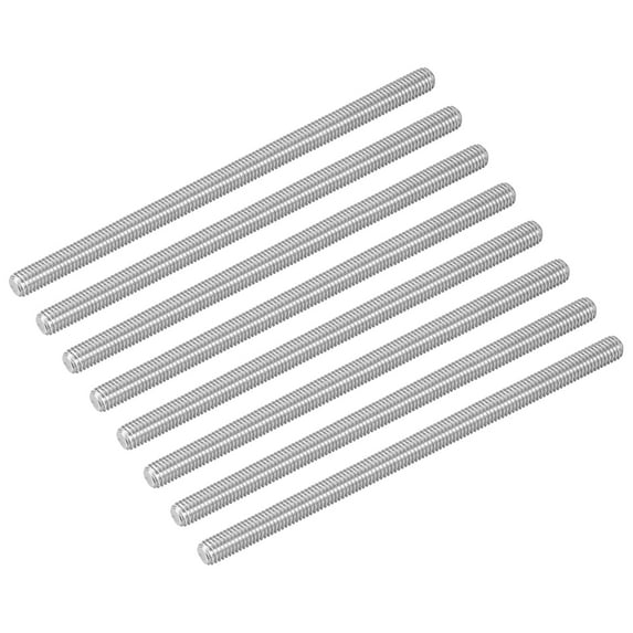 CERPXFF-8Pcs M8-1.25x150mm Fully Threaded Rods, Threaded Rods Bar Studs ...