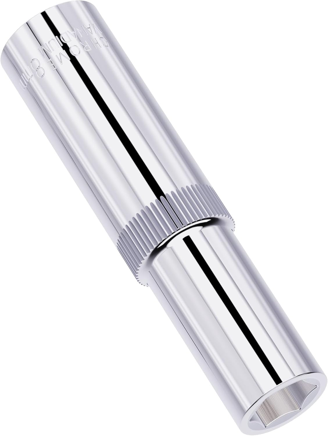 CERPXFF-8mm Deep Socket, 3/8 Inch Drive, 6-Point, Metric, Heat Treated ...